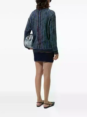 Missoni Zig-zag Viscose And Wool Mini Skirt