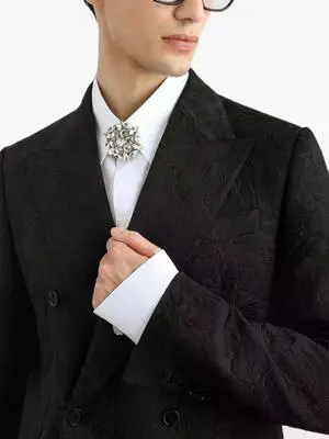 Dolce & Gabbana Sicilia Light Double-breasted Brocade Jacket