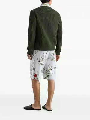 Dolce & Gabbana English Rib-knit Cardigan