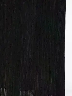 Balmain Pleated Skirt - Black