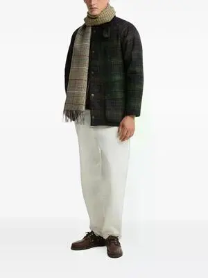 Barbour Macklow Check-pattern Scarf - Neutrals