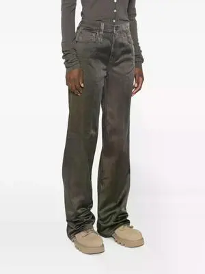 R13 Sateen-finish Jeans - Brown