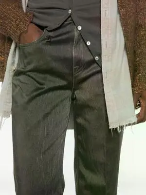R13 Sateen-finish Jeans - Brown