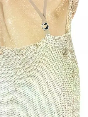 Coperni Sequin-embellished Draped Dress - Neutrals