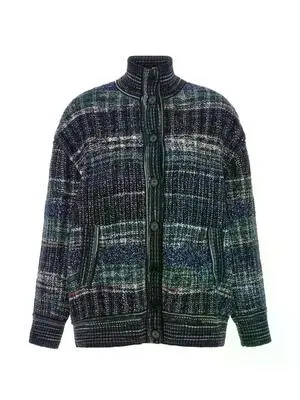Missoni Oversized Wool-blend Check Cardigan