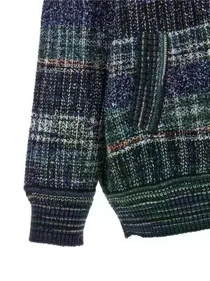 Missoni Oversized Wool-blend Check Cardigan