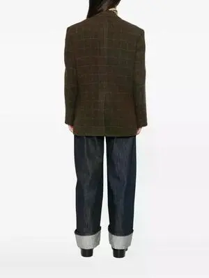 RÓHE Oversized Check Blazer