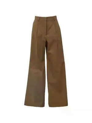 Max Mara Pleated Wide-leg Trousers