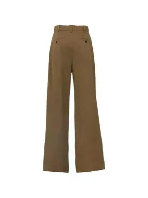 Max Mara Pleated Wide-leg Trousers