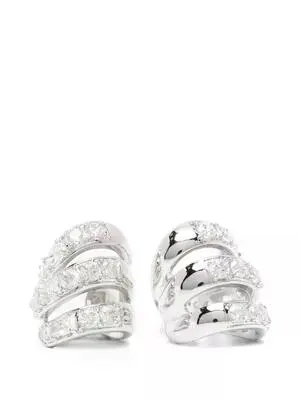 SWAROVSKI Vienna Swan Ear Cuffs - Silver