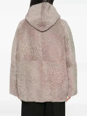Simonette Ravizza Bart R Reversible Hooded Shearling Jacket