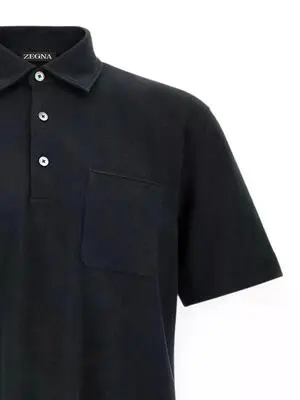 Zegna Chest-pocket Piqué Polo Shirt