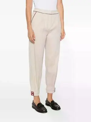 Antonio Marras Contrast-piping Pleated Trousers