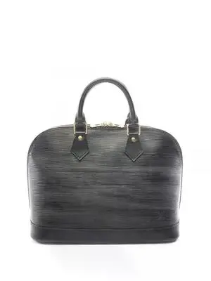 LOUIS VUITTON 1998 Epi Alma Pm Handbag - Black