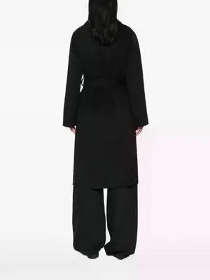 ERMANNO FIRENZE Belted Notch-lapels Coat