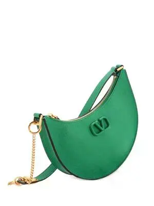 Valentino Garavani Vlogo Leather Mini Hobo Bag