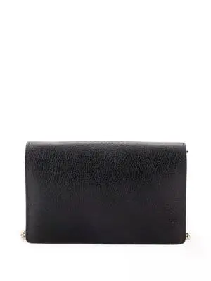 Gucci Soho Wallet On Chain Leather Crossbody Bag - Black