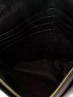Gucci Soho Wallet On Chain Leather Crossbody Bag - Black