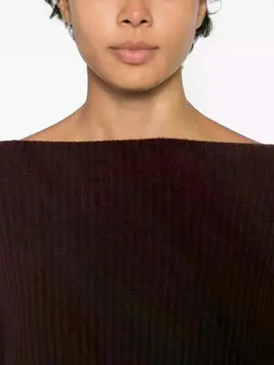 Dusan Ribbed-knit Boat-neck Sweater