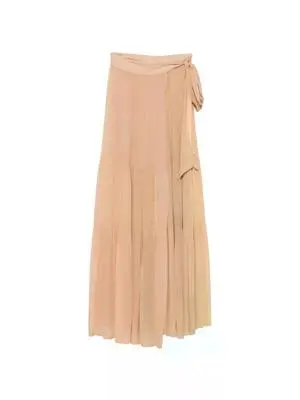 ANIYE BY Tiered Bow-fastening Maxi Skirt