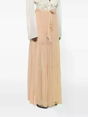 ANIYE BY Tiered Bow-fastening Maxi Skirt