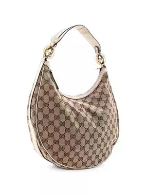 Gucci Twins Gg Canvas Medium Hobo Bag
