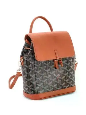 Goyard Coated Canvas Backpack - Black
