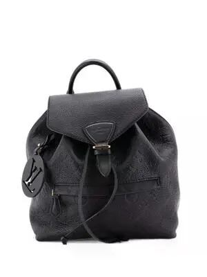 LOUIS VUITTON Montsouris Nm Monogram Empreinte Leather Pm Backpack