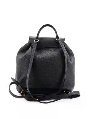 LOUIS VUITTON Montsouris Nm Monogram Empreinte Leather Pm Backpack