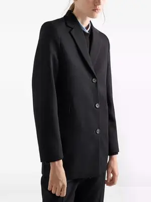 Prada Single-breasted Gabardine Jacket