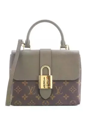 LOUIS VUITTON Locky Handbag Monogram Canvas With Leather Bb Satchel - Brown
