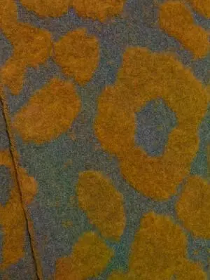 Paul Smith Leopard-pattern Fringed Scarf
