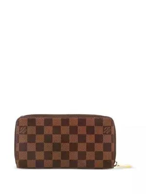 LOUIS VUITTON Zippy Wallet Damier Small Wallets - Brown