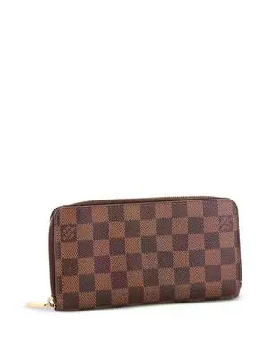 LOUIS VUITTON Zippy Wallet Damier Small Wallets - Brown