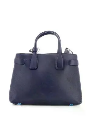 Burberry Banner Nm Perforated Leather Small Tote Bag
