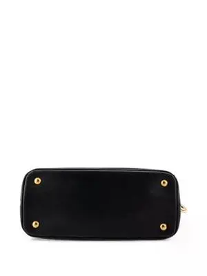 Prada Double Zip Lux Saffiano Leather Medium Tote Bag