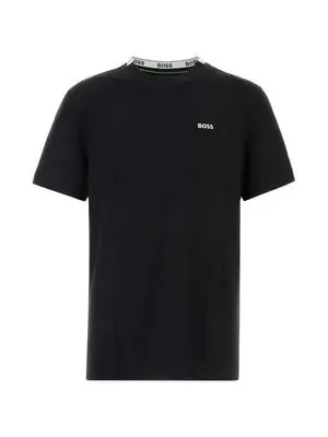 BOSS Logo-motif Piqué T-shirt