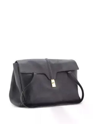 Celine Grained Calfskin Soft 16 Large Shoulder Bag - Black
