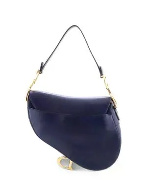Dior Saddle Handbag Leather Medium Shoulder Bag