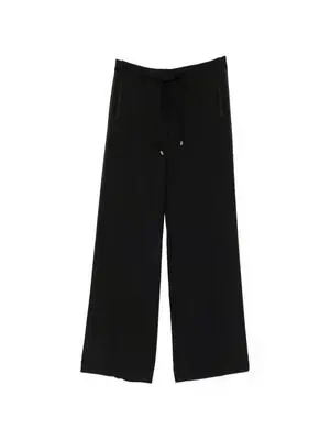 ERMANNO FIRENZE Satin-stripe Drawstring Trousers