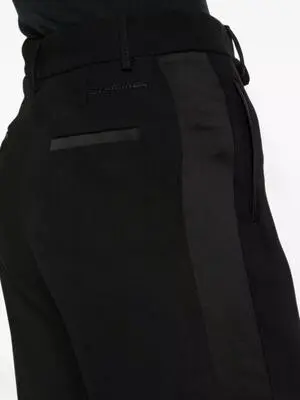 ERMANNO FIRENZE Satin-stripe Drawstring Trousers