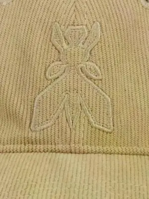 Patrizia Pepe Fly Corduroy Baseball Cap - Neutrals