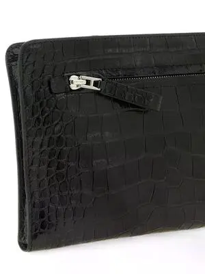 TOM FORD Crocodile-effect Leather Clutch Bag