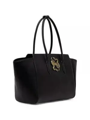 Just Cavalli Snake-plaque Tote Bag
