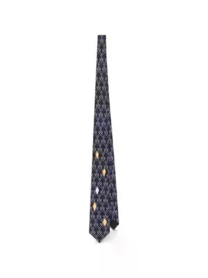 Dolce & Gabbana Printed Twill Tie - Blue