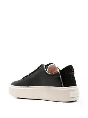 ALEXANDER SMITH Leather Logo-embossed Sneakers