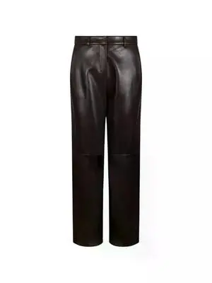 Max Mara Coated Straight-leg Trousers