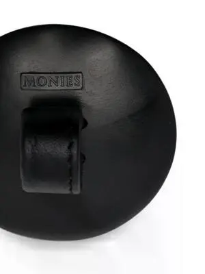 MONIES Nara Circular Leather-loop Rings