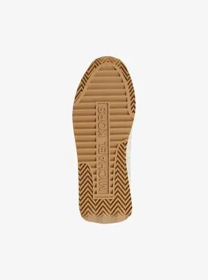 Michael Kors Rhodes Signature Logo Trainer In Size By