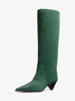 Michael Kors Jayla Suede Knee-high Boot In Size By
